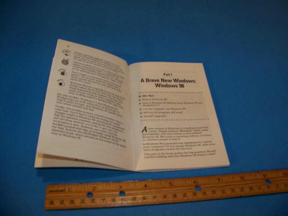 Windows 98 For Dummies Pocket Edition (4" x 6") (51 pages) 1998 | eBay