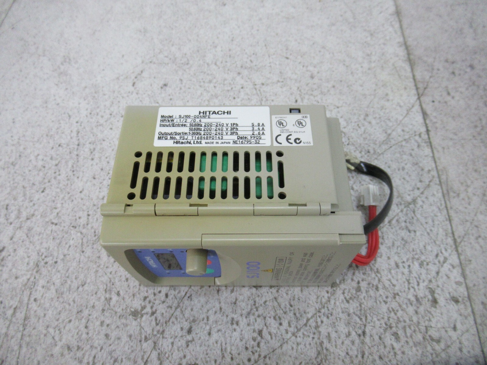 AC Drive Hitachi Sj100-004nfe SJ100004NFE Inverter 1/2hp 0.4kw for sale ...