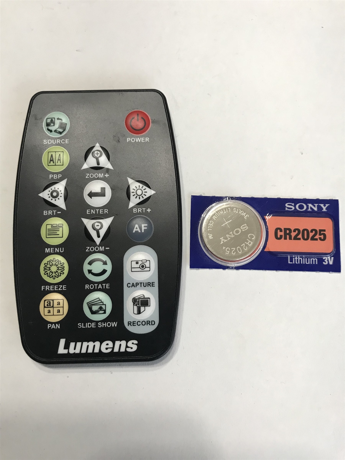 OEM Lumens Document Camera Replacement Remote Control DC-02 9500105-50 ...