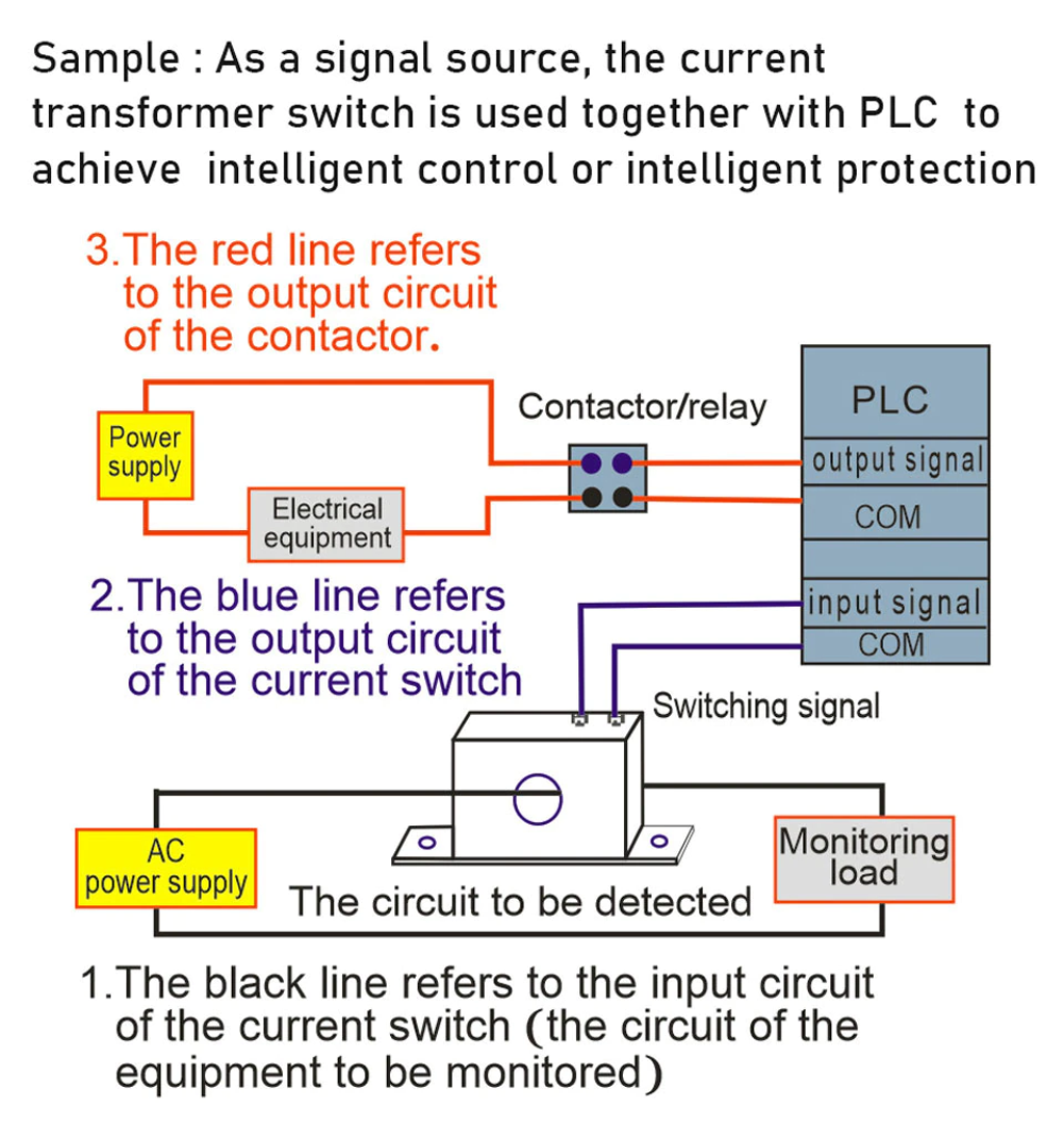 Current Sensing Relay Wiring Diagram