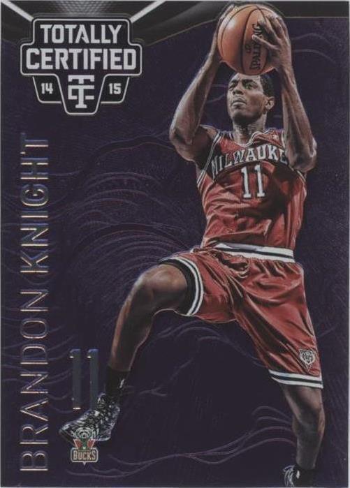 2014-15 Panini Totally Certified - Brandon Knight #50 Platinum Purple ...