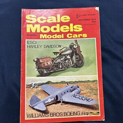 Scale Models Magazine September 1973 | eBay