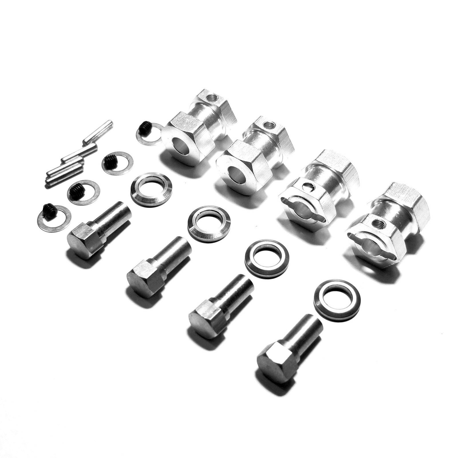 Alu 12mm HEX locking Hub/Wheel Adapter for TAMIYA CC-01/GF-01/G6-01 ...