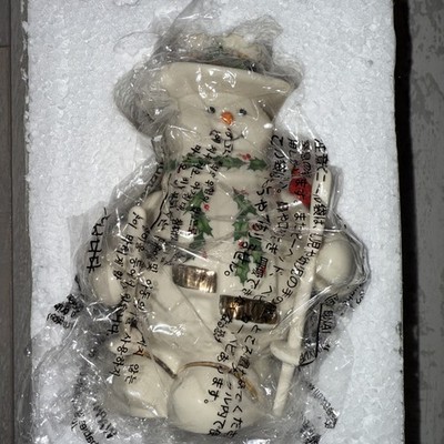 Lenox HOLIDAY Winter Friends Snowman Figurine NIB | eBay