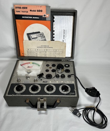 Vintage B&K Dyna Quik 600 Vacuum Tube Tester | eBay