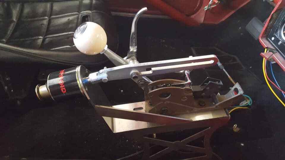 SHELDON MACHINE Tunnel Mount Shifter Stand for Auto Trans Racing 6" X ...