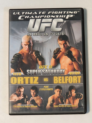 UFC 51 SUPER SATURDAY DVD TITO ORTIZ VS VITOR BELFORT 2005 ZUFFA UFC ...