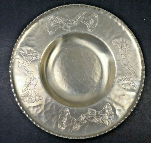 Vtg Wrought Farberware Hammered Aluminum Fancy 11 1/2" Sawtooth Rim ...