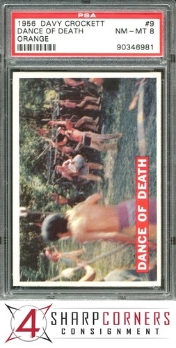 1956 DAVY CROCKETT ORANGE #9 DANCE OF DEATH PSA 8 | eBay