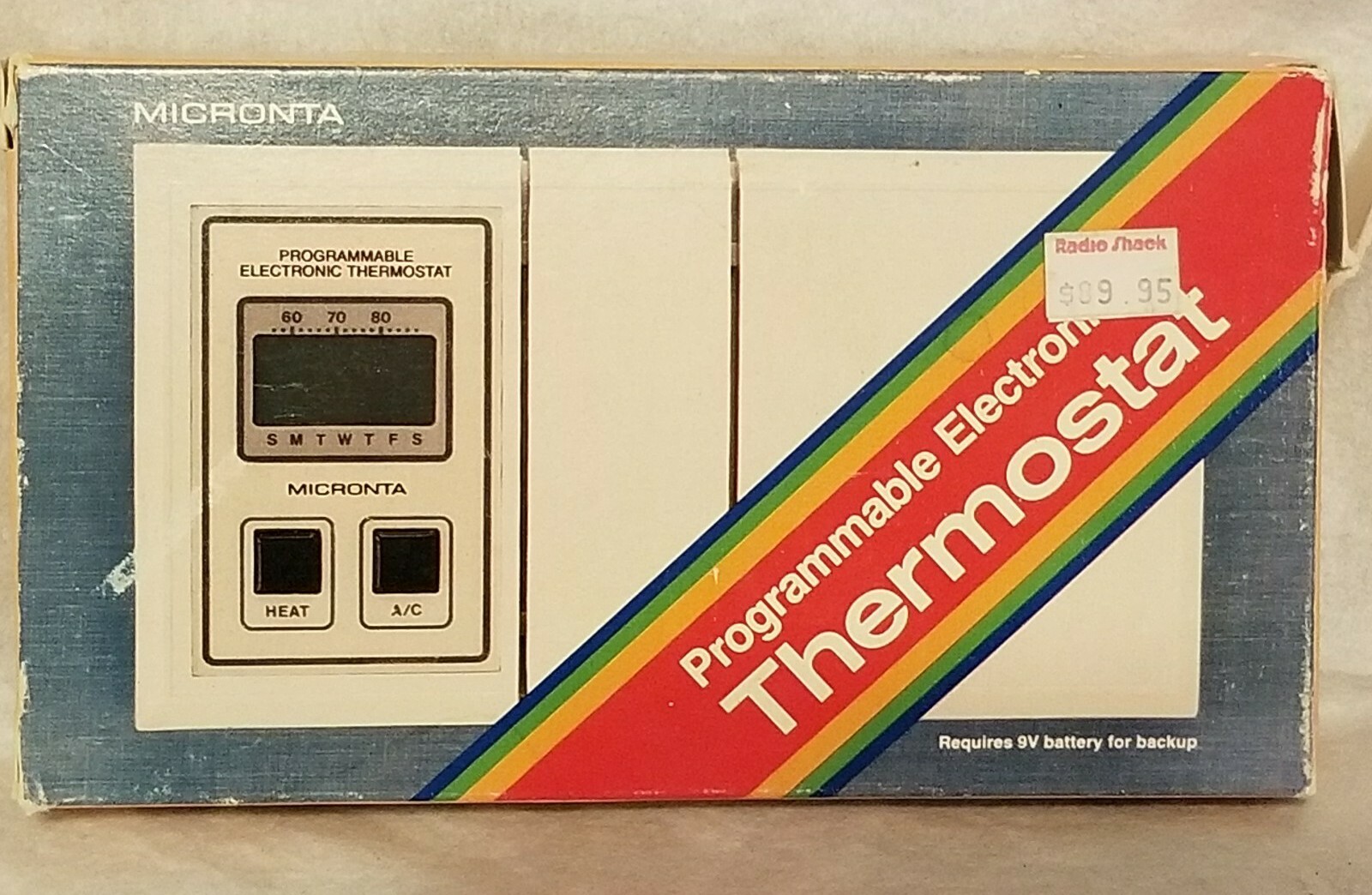 Vintage Micronta Radio Shack Programmable Electronic Thermostat Heat ...