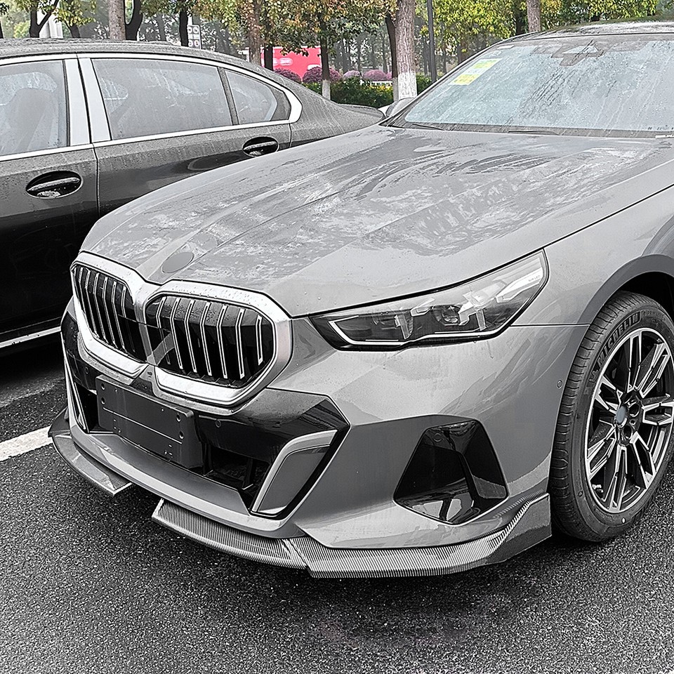 Front Bumper Lower Spoiler Lip Kit For BMW 5 Series I5 G60 G61 M Sport ...