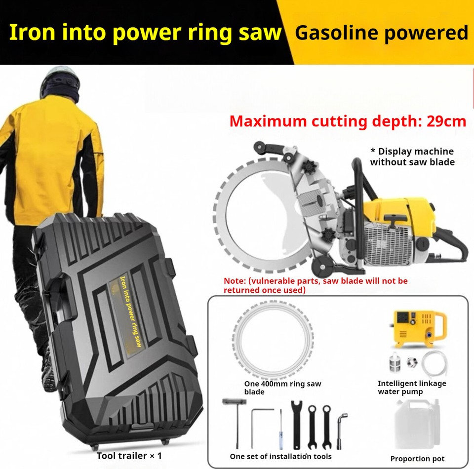 High Frequency Ring Saw Concrete Wall Cutting Machine Stone Cutting ...