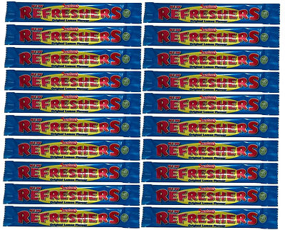 20x Swizzels Refreshers Original Lemon Flavour Chew Bars - Free ...