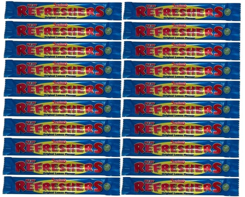 20x Swizzels Refreshers Original Lemon Flavour Chew Bars - Free ...