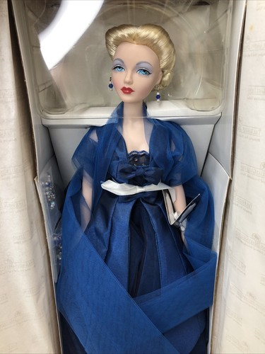 16” Ashton Drake Gene Doll “Midnight Romance” Blonde Blue Gown COA MIB ...