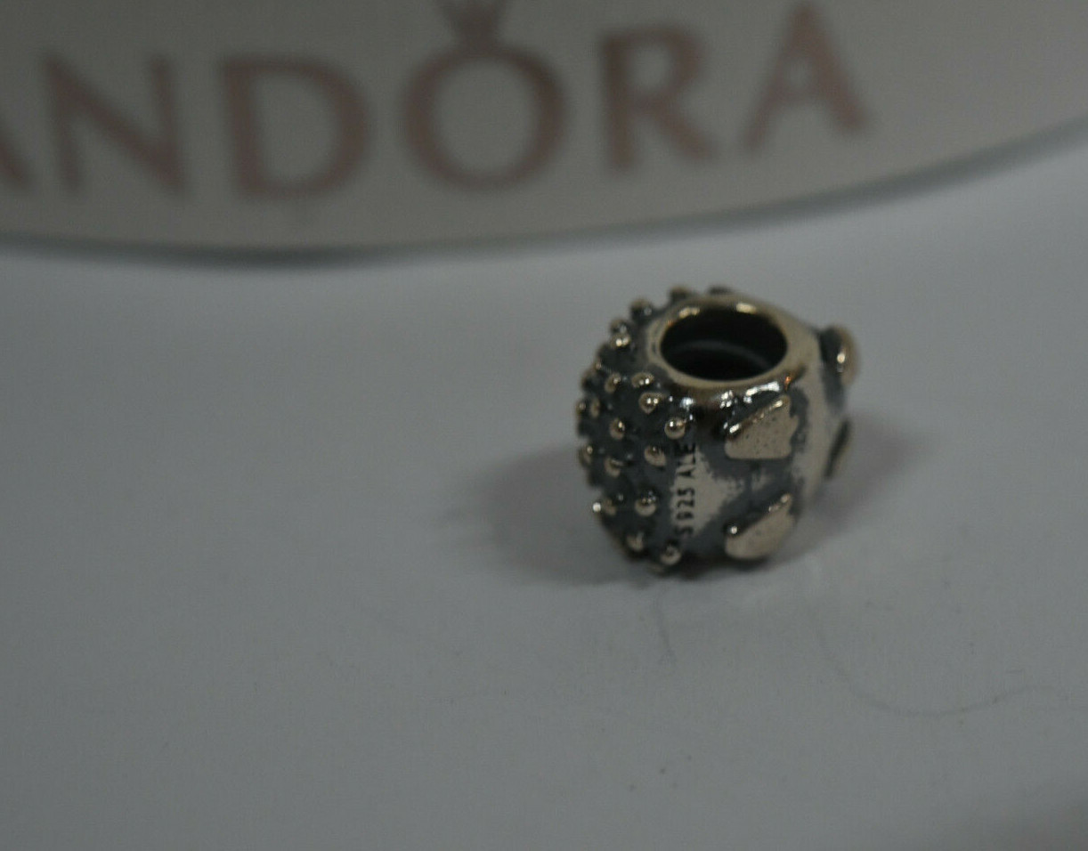 Pandora Hedgehog Charm - 790333 - Sterling Silver | eBay Australia