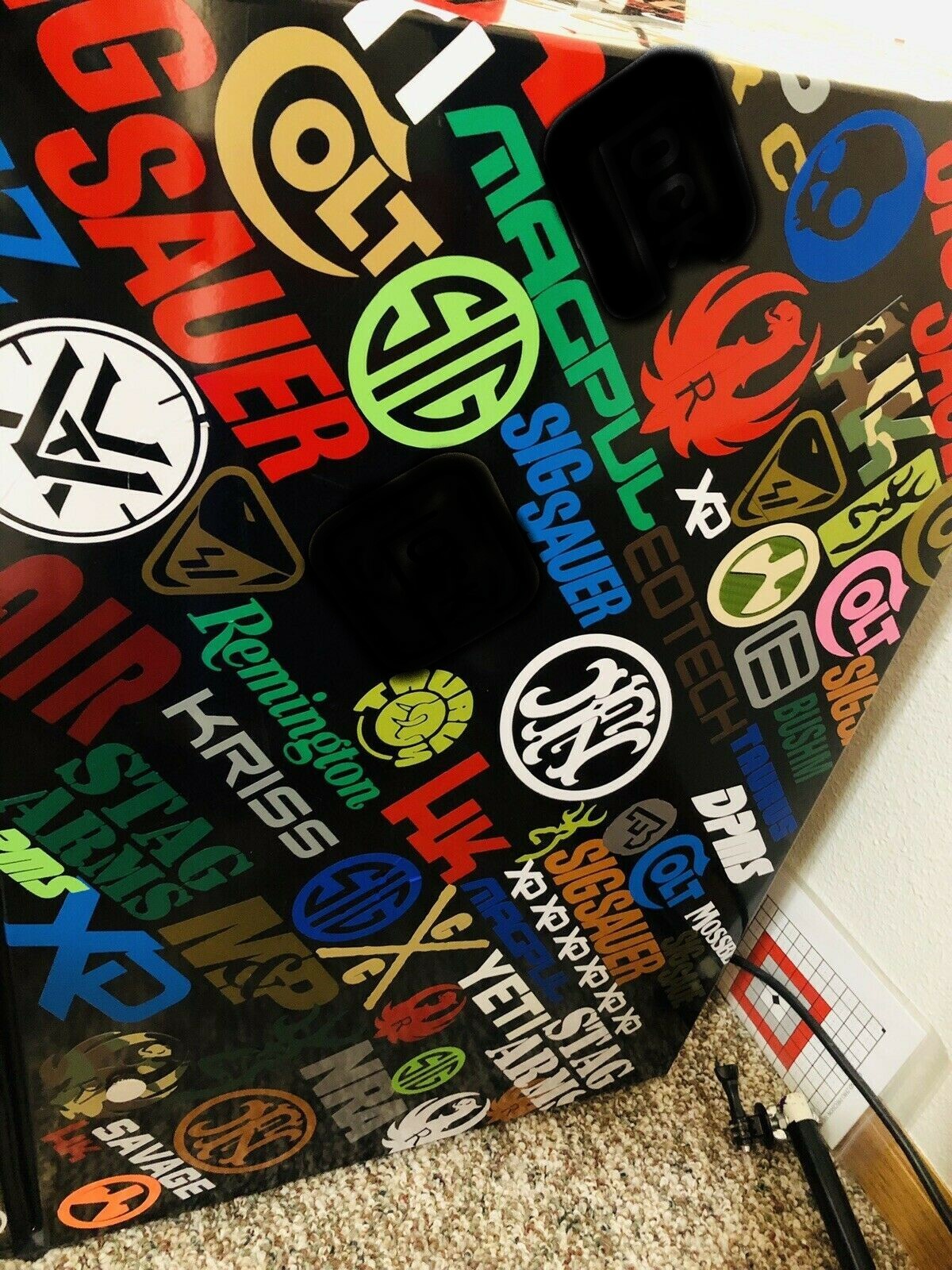 Tactical Gun SAFE Decal Pistol Rifle & Hunting Stickers 30 Pack Lot 9MM ...