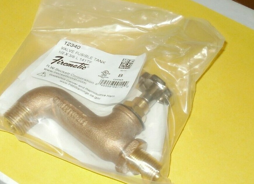 BRAND NEW 1/2 X 3/8 FIROMATIC FUSIBLE TANK VALVE 141TF 12340 | eBay