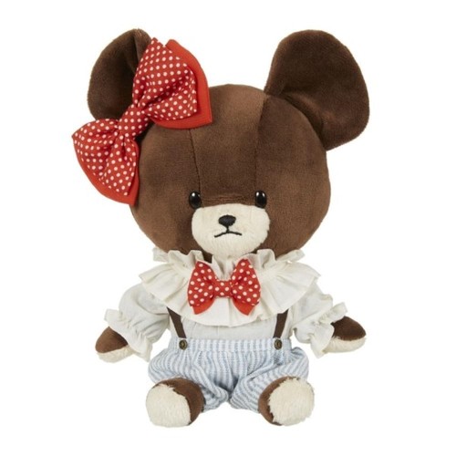 Sekiguchi Bear School Plush Toy Jackie Basic Stylish Clown Doll Mascot ...