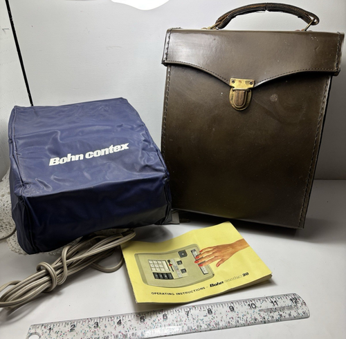 vtg 60s Bohn Duplicator BDC Contex 30 Mechanical Calculator Rare SEE VIDEO | eBay