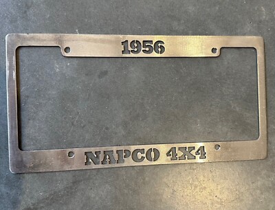 1956 Napco 4x4 License Plate Frame (Steel) | eBay