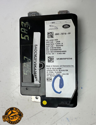 2016-2020 JAGUAR XE XF F-PACE TELEMATICS CONTROL MODULE OEM J8A2-70718 ...