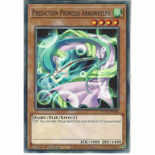 YuGiOh DLCS-EN084 Prediction Princess Arrowsylph 1st Edition Common ...