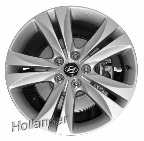08 09 10 11 12 HYUNDAI GENESIS WHEEL 18X7.5 ALLOY 5 DOUBLE SPOKE HOL ...