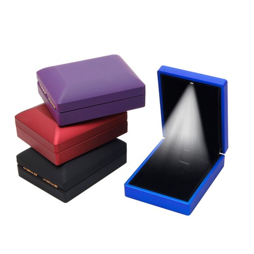 Jewelry Display Box Easy to Fit into Your Pocket or Handbag with LED ...