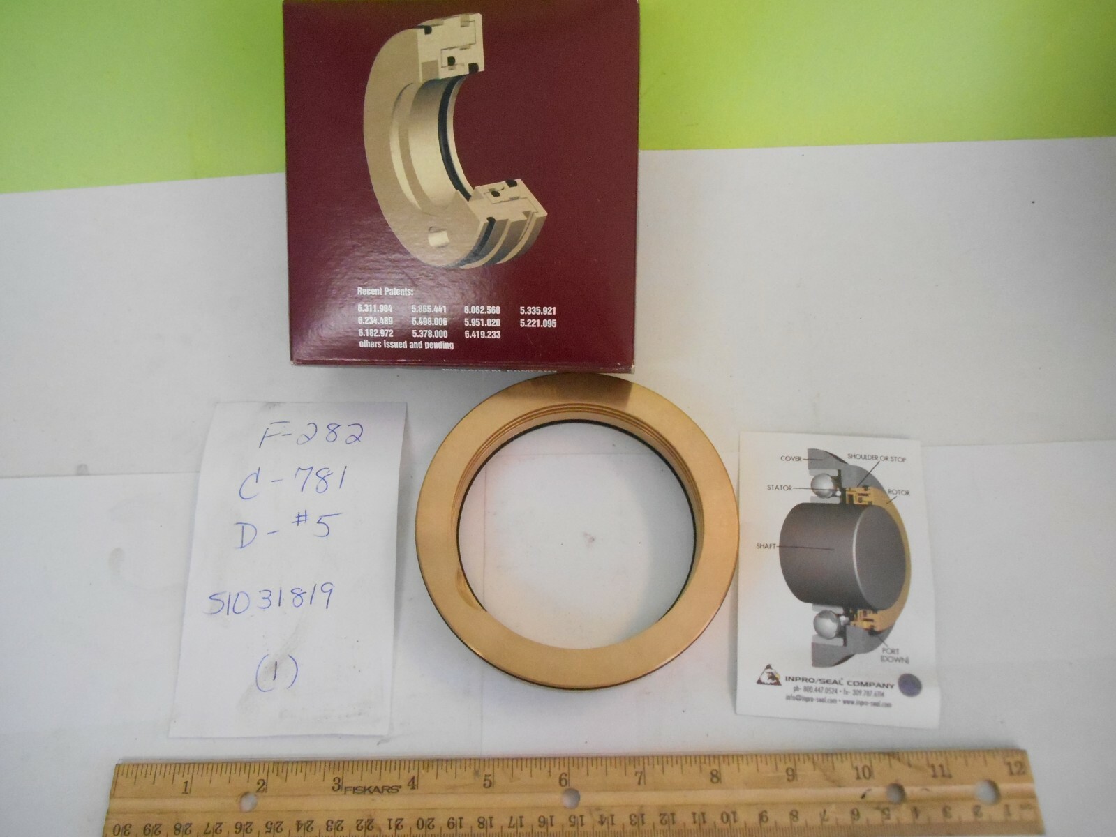 Inpro Seal Bearing Isolator, Part Number 1981-A-M0042 | eBay