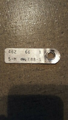 1966 Lincoln Engine ID Tag 462 engine | eBay