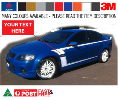 ESM MUSCLE Stripe Decal Sticker Kit to fit VE Commodore Sed & Wag 3M 50 ...