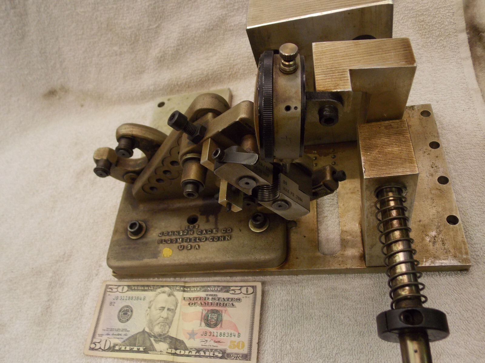 Johnson Tri Roll Thread Gage Roll Snap Inspection Comparator Model CG 1 ...