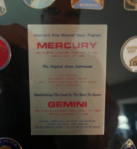 Nasa Mercury And Gemini Mission Insignias Lapel Logo Pin Set | eBay