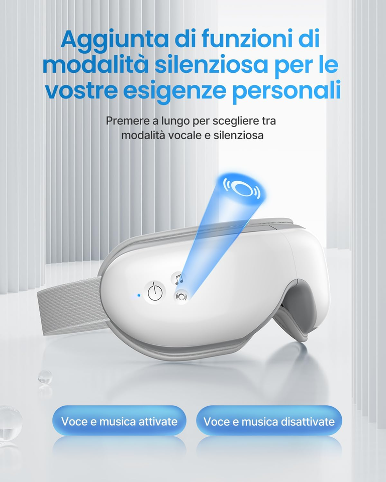 Eyeris 1 - Massaggiatore per Gli Occhi Con Riscaldamento, Maschera ...