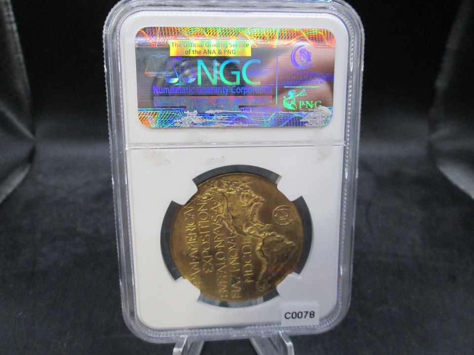 1901 Pan American Exposition NY HK Official Medal Coin NGC MS 63 | eBay