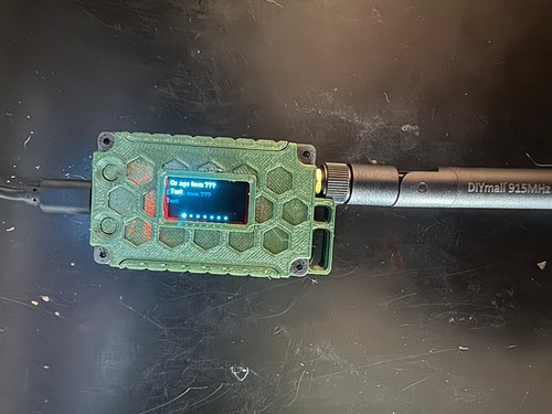 Meshtastic Node 915mhz Heltec V3 Radio w/custom case 2000mah battery OD ...