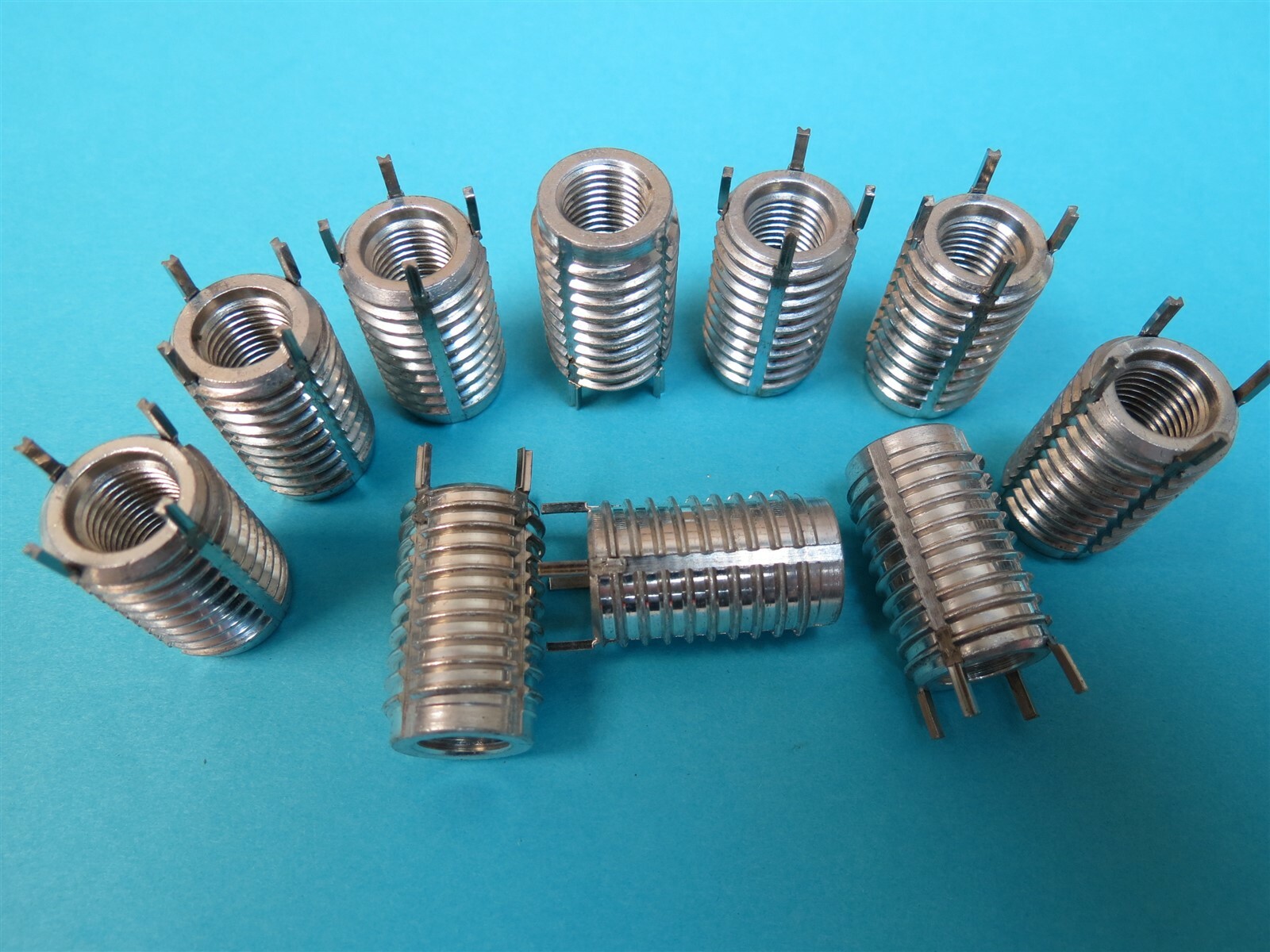 3/8-24 x 1” Stainless Steel Key Locking Threaded Inserts 5/8-11 Ext ...