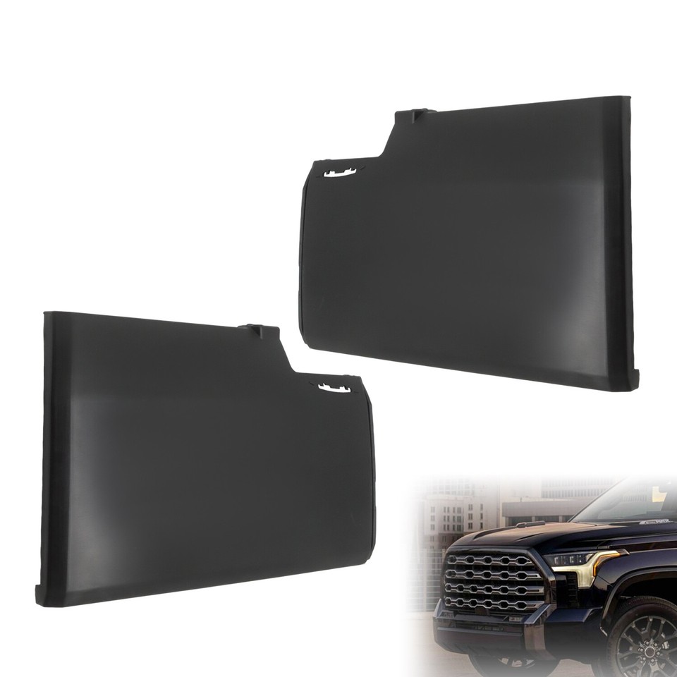 For 2022-2023 Toyota Tundra Black Rear Bumper Left&Right Caps Cover ...