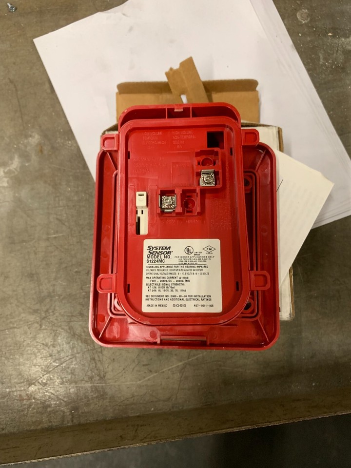 System Sensor S1224mc Fire Alarm Wall Strobe | eBay