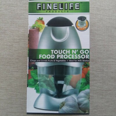 Finelife Touch n' Go Food Processor with LId Ideal Milk Shakes ...