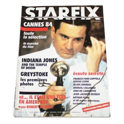 Magazine / revue Starfix / numéro 16 / Cannes 84 / Indiana Jones ( 1984 ...