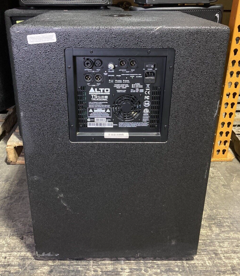 Alto Professional TS18S Powered Subwoofer with 18-Inch Driver | eBay