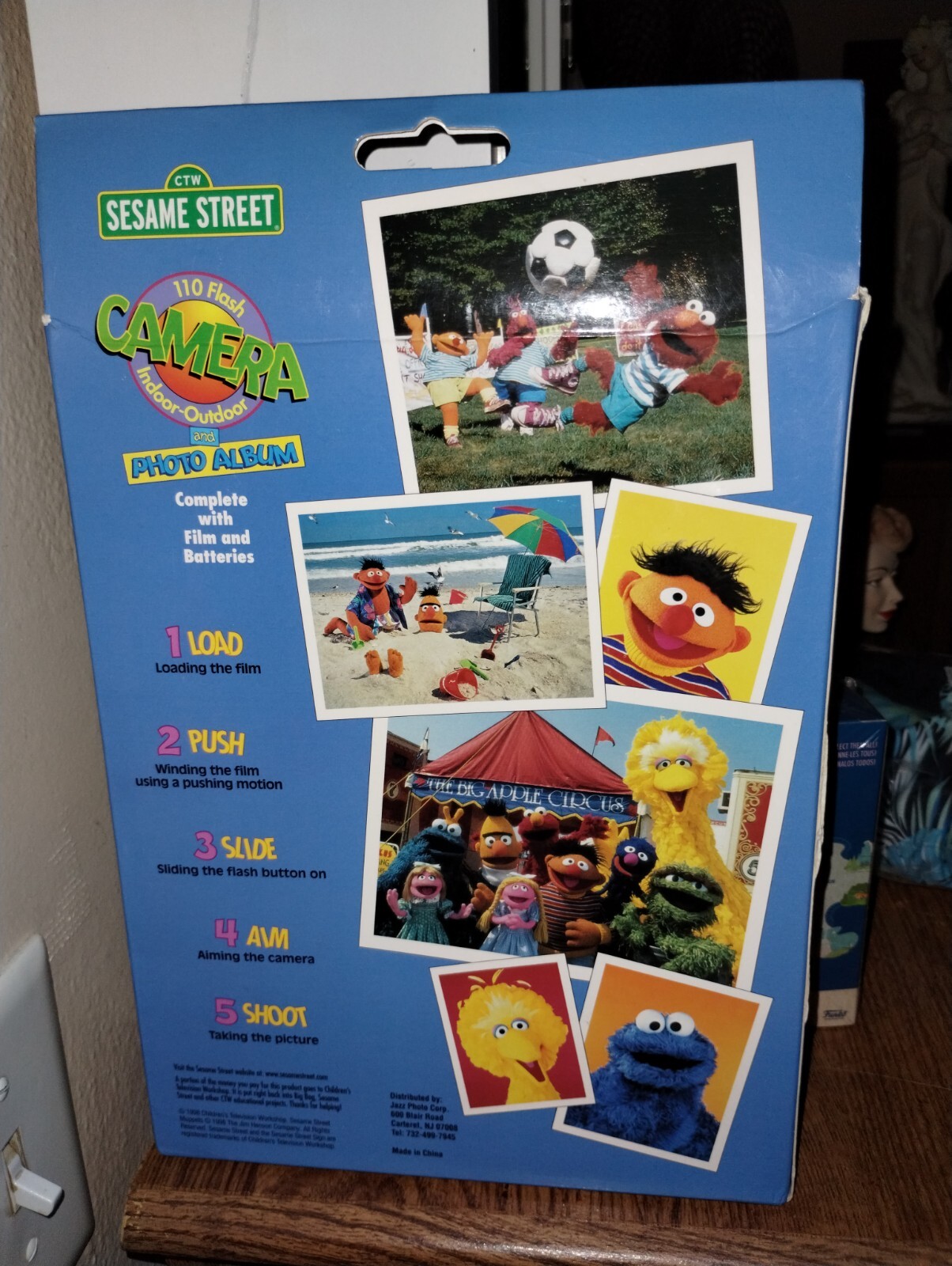 VTG Sesame Street Camera 110 Flash Indoor Outdoor Model S-100 Plus film ...