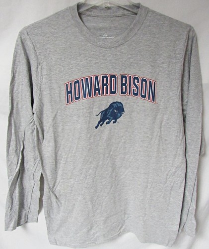 Howard Bison Men Medium Long Sleeve Screened "PROUD MASCOT" T-shirt C1 ...