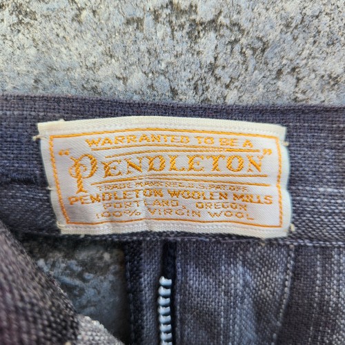 Vintage 50s Pendleton Turnabout Reversible Skirt Charcoal Grey Pleated 100% Wool | eBay