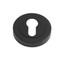 EURO Keyhole Cover MATT BLACK Escutcheon Key Covered Plate Door Lock ...