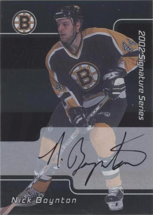 2001-02 In the Game Be A Player Signature Series - Nick Boynton #227 ...