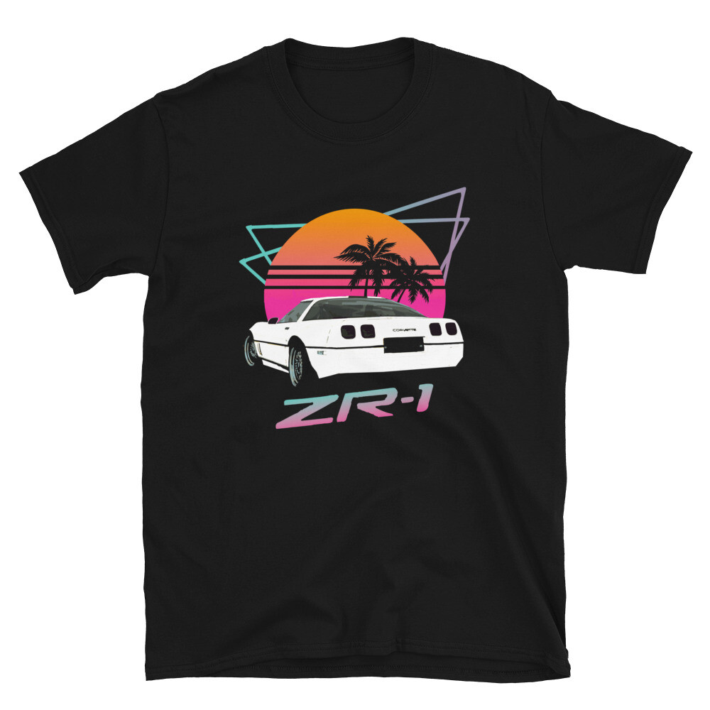 Retro 80's Chevy vette C4 ZR1 T-Shirt | eBay