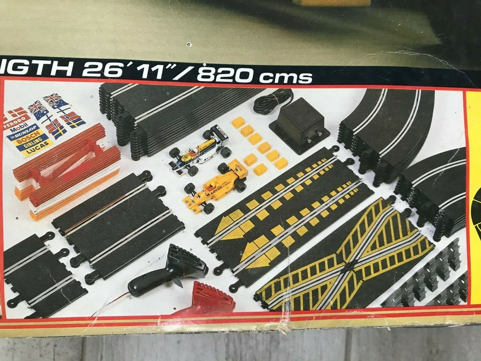 VINTAGE SCALEXTRIC FORMULA ONE SET 1990s (C741) - Read description ...